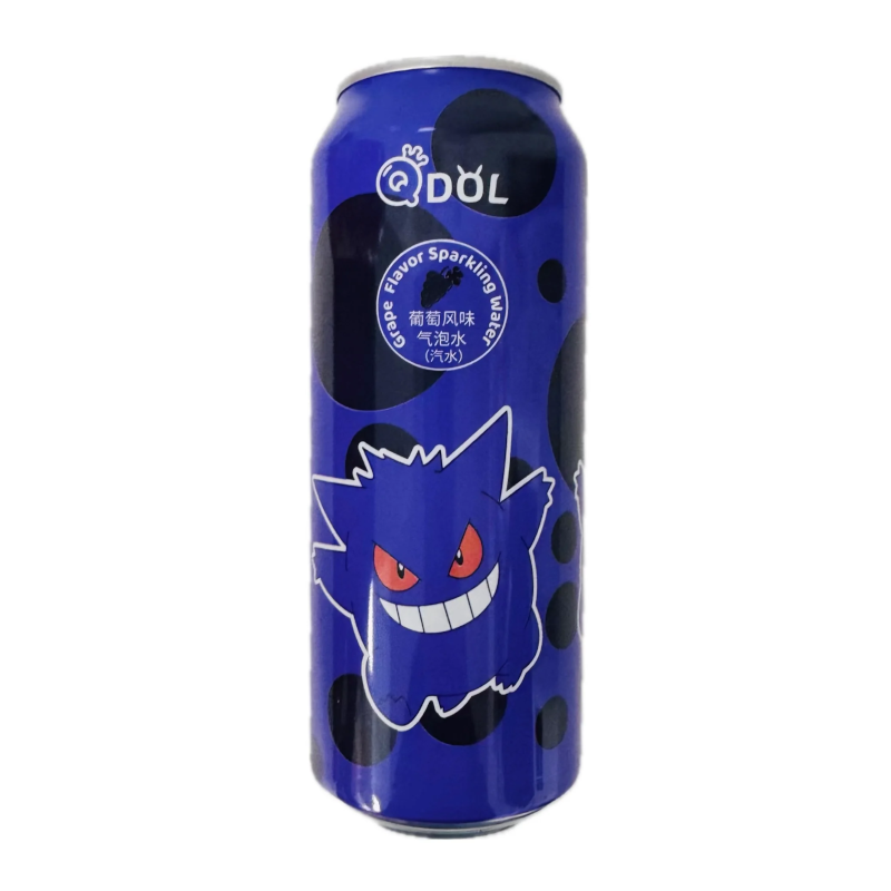 QDOL Pokemon Grape Flavor Sparkling Water (Gengar) – 500ml – American Candy